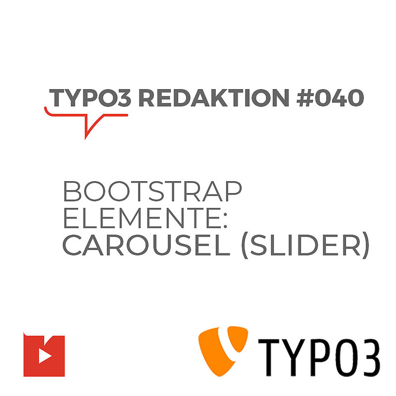 TYPO3#040 Bootstrap Elemente: Carousel (Slider) | pixelegg.de
